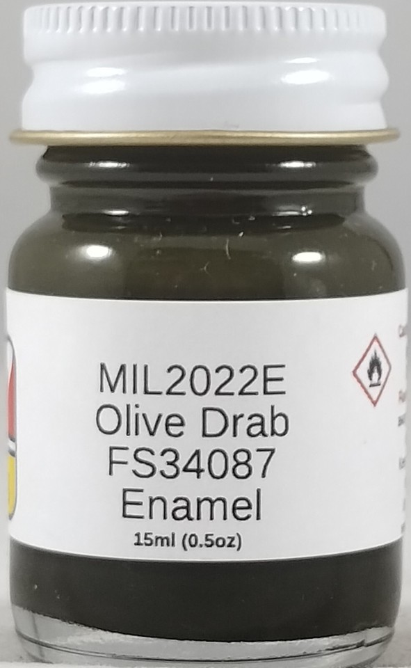 MCW Finishes MIL2022E Olive Drab FS34087 Enamel Paint for Military ...
