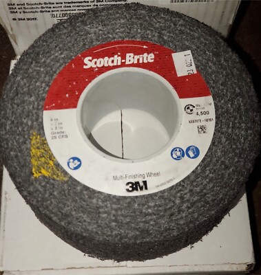 3M Scotch Brite Unitized Metal Multi Finishing Wheel 2S Coarse 8” x 3 ...