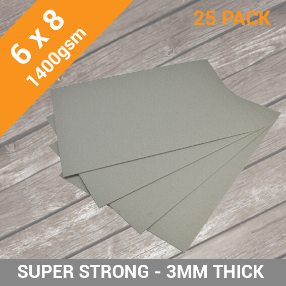 6 x 8 (203 x 152mm) x 100 Sheets Heavy Duty Packing board 1400gsm | eBay