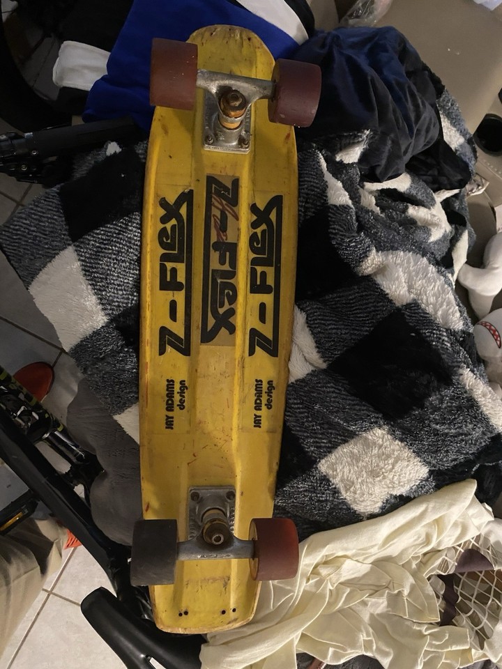 Jay Adams Signed Fiberglass Z-Flex Skateboard | eBay