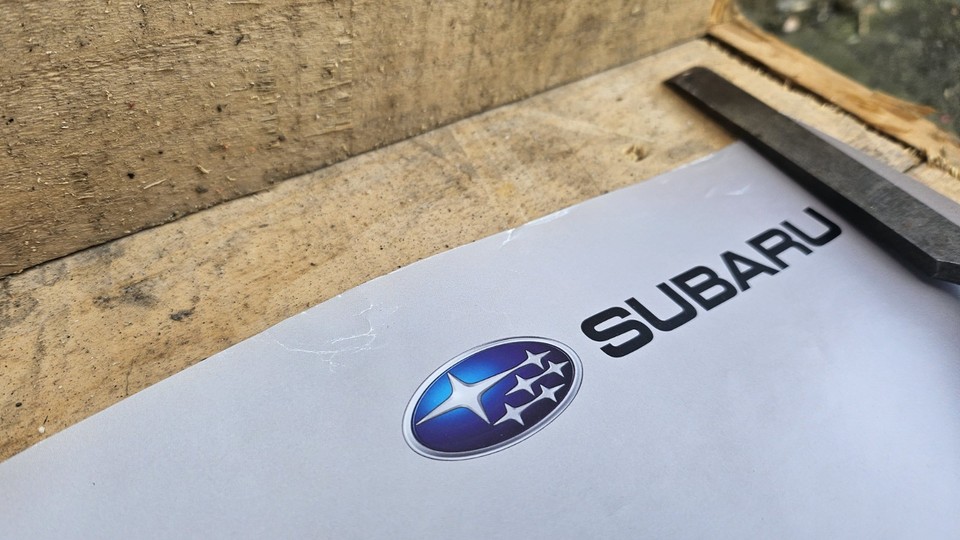 Subaru Ex Dealership Display Poster - Impreza Classic and Impreza Hatch ...