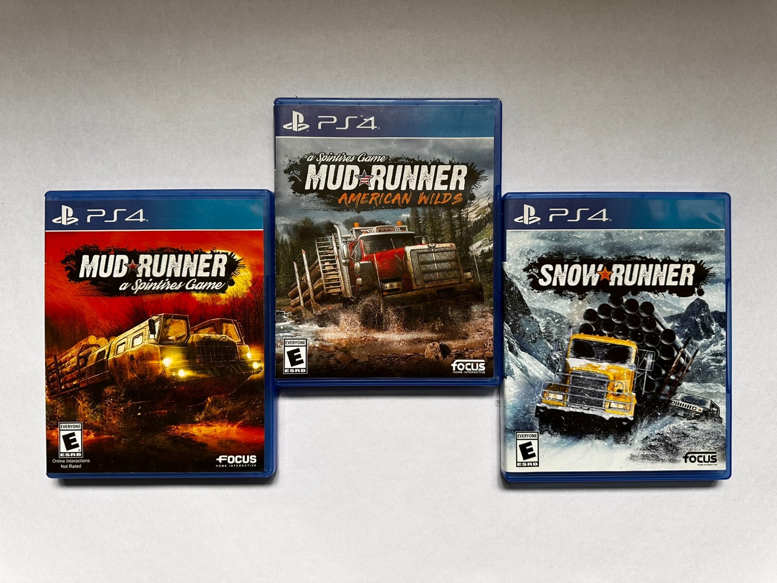 PS4 Game Lot - 3 Game set - Snow Runner and Mud Runner | eBay