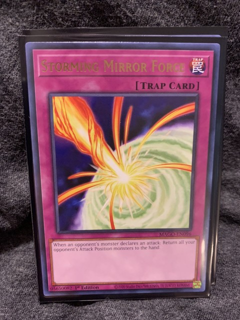 Yu-Gi-Oh! TCG Storming Mirror Force Maximum Gold MAGO-EN096 1st Edition ...