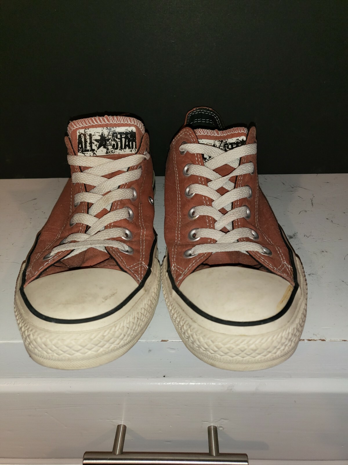 CONVERSE BURNT ORANGE low top men's 8 | eBay