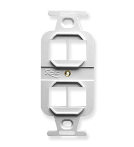 ICC IC1074PIWH White 4 Port Compatible w/ All IC107 HD Modules ...