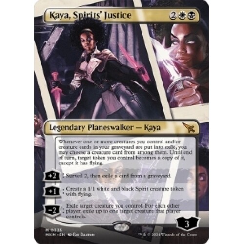 Kaya Spirits Justice Borderless Murders At Karlov Manor Mkm Planeswalker Mtg Ebay