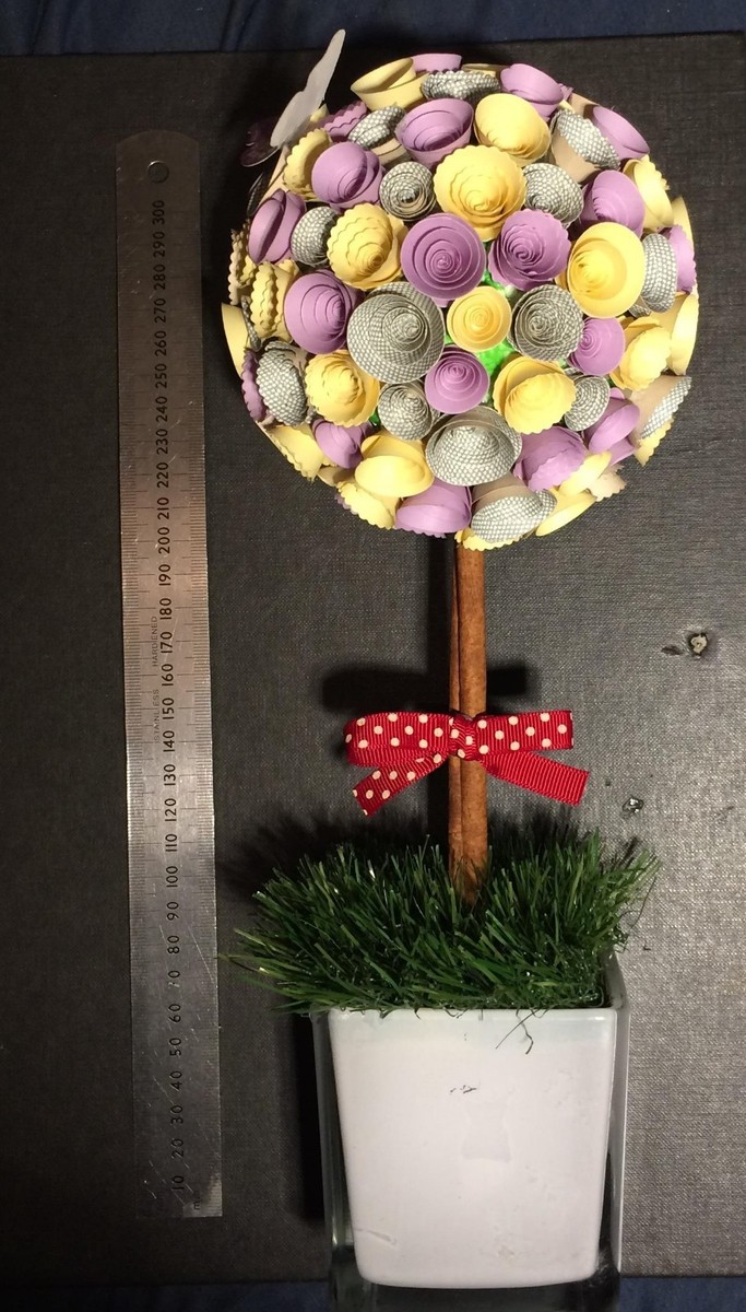 Paper Topiary Centerpieces