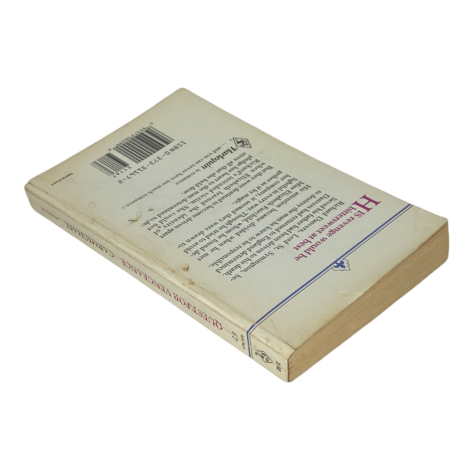 Jeanne Carmichael, Quest For Vengeance 9780373311675| eBay