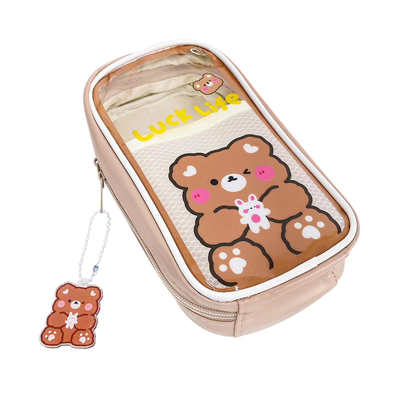 Cute Cartoon Case Office Large Capacity Stationery Pencil Bag Pouch For ...