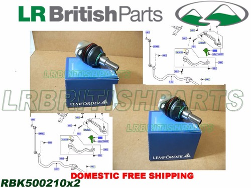 LAND ROVER FRONT UPPER CONTROL ARM BALL JOINT R ROVER 03 -12 SET 2 ...