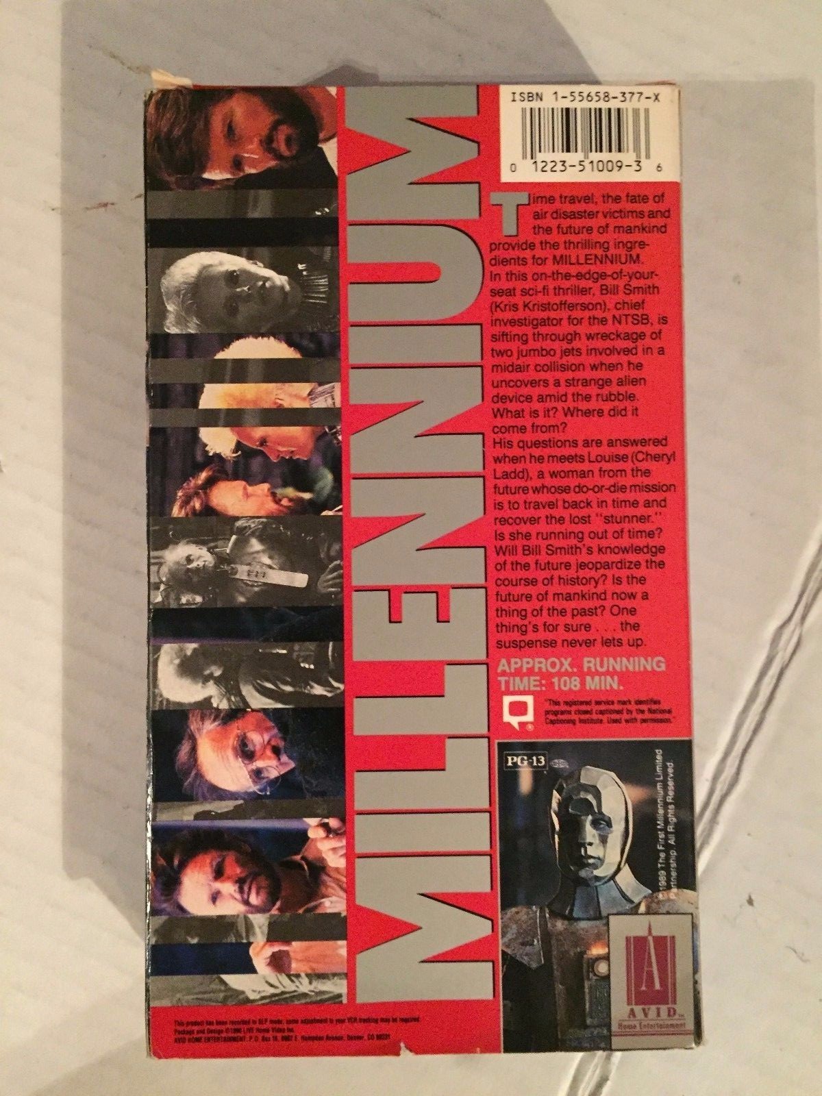 MILLENNIUM VHS KRIS KRISTOFERSON, CHERYL LADD 1989 AVID ENTERTAINMENT ...