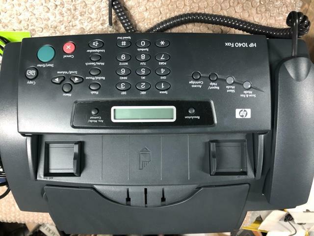 HP 1040 Inkjet Fax Machine With Built-in Telephone Print Scan Page ...