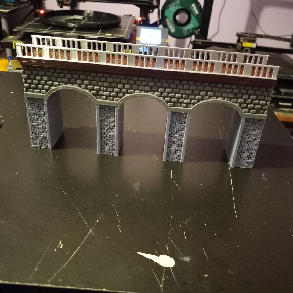 16" Big O Scale Stone Brick Arch Bridge 3D Printed CUSTOM ORDER | eBay
