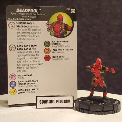 DEADPOOL - 017 Uncommon Deadpool & X-Force Heroclix Set #17 | eBay