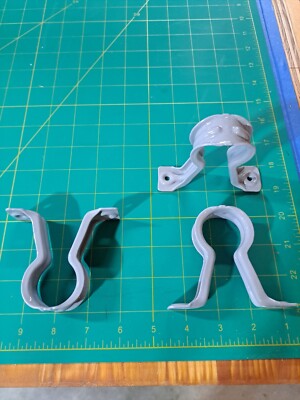 ¾" Caddy Rubber Coated 2-Hole Pipe Standoff Strap, Clamp, Bracket | eBay