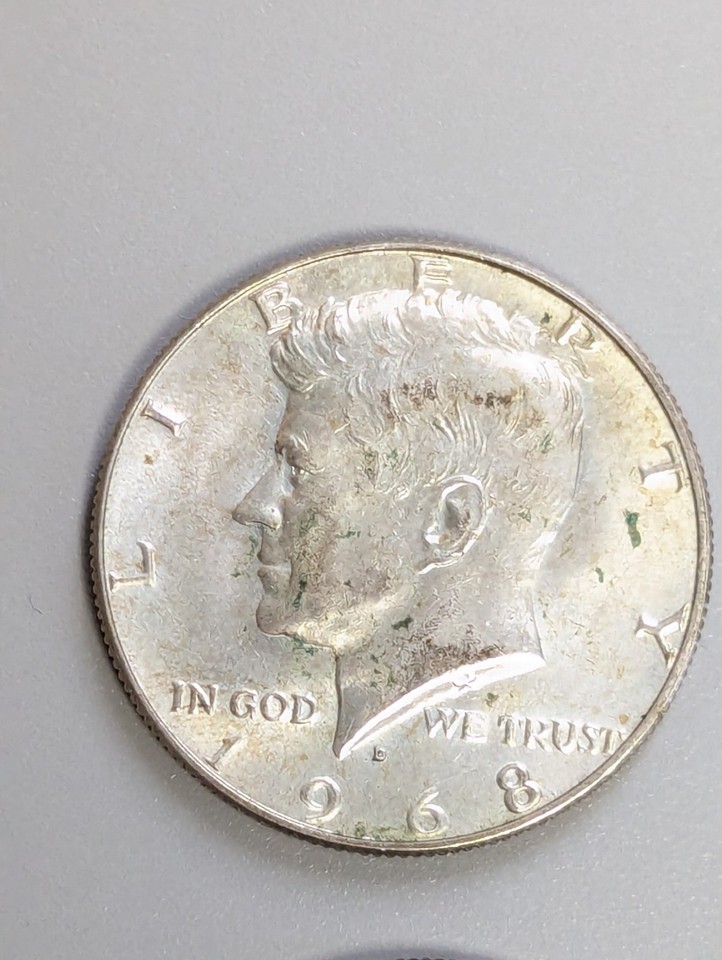 1968-D Kennedy Half Dollar Coins (40% silver) Lot Of 4 Circulated | eBay