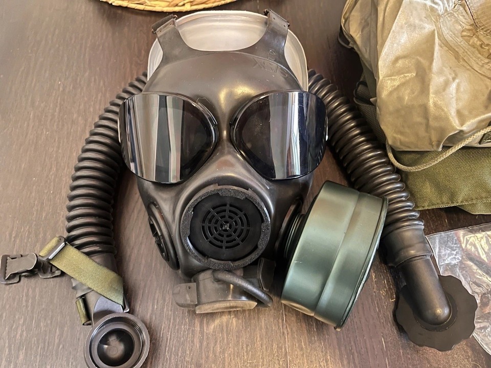 RARE M45 Gas Mask Air Warrior Kit Size Small SOF DELTA CAG | eBay