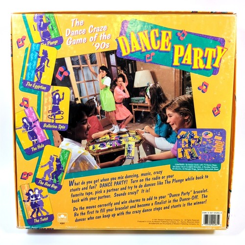 Vintage 1991 Dance Party Craze Game of the 90's Golden Near Complete ...