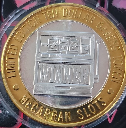 .999 Silver $10 Gaming Token - McCARRAN SLOTS | eBay