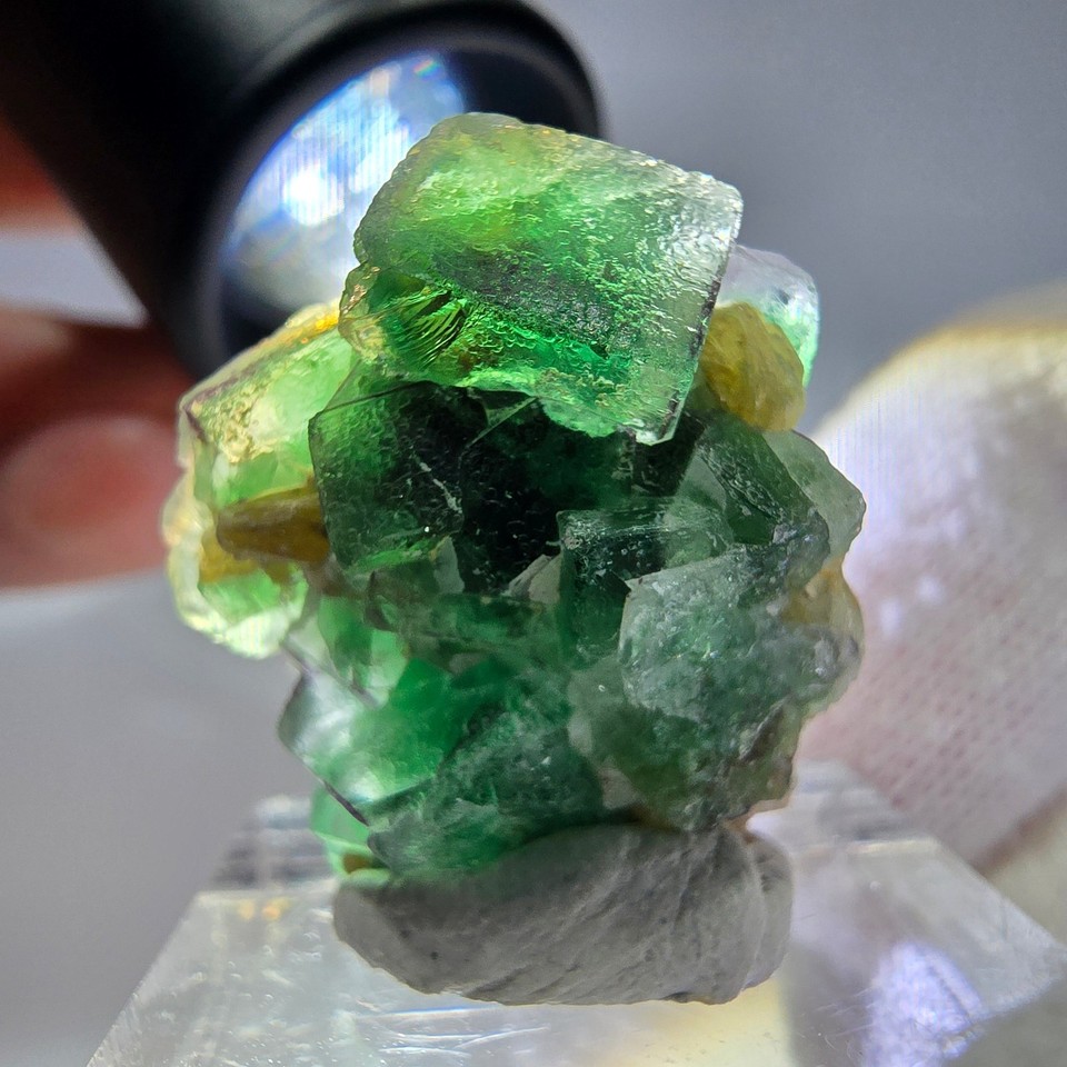 Phantom Fluorite Cube, Muscovite Specimen Erongo, Namibia 27*25*19mm | eBay