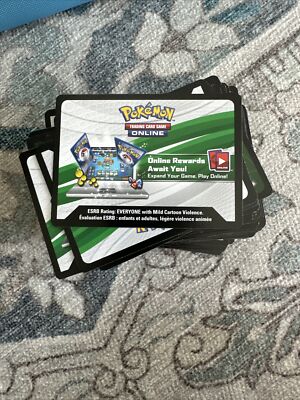 Pokémon TCG Online Codes Lot Of 125 | eBay