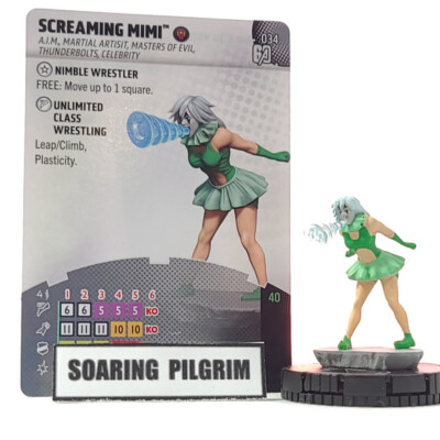 Marvel Heroclix SCREAMING MIMI - 034 RARE Avengers 60th Anniversary #34 | eBay