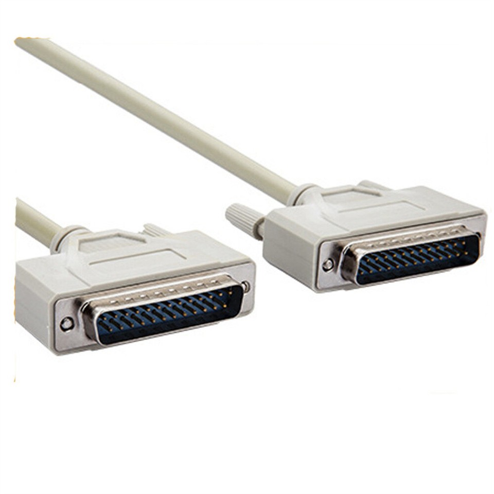 5FT DB25 25-Pin 1.5m Male to Male Serial Parallel SCSI Straight-Thru ...