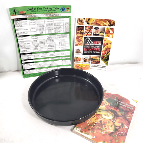 NuWave Pro Infrared Oven 20344 10" Bake Pan, Cookbook, Recipe Card Pack ...
