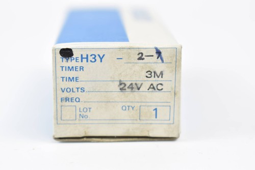 Omron Timer 3m H3Y-2-7 24V AC | eBay