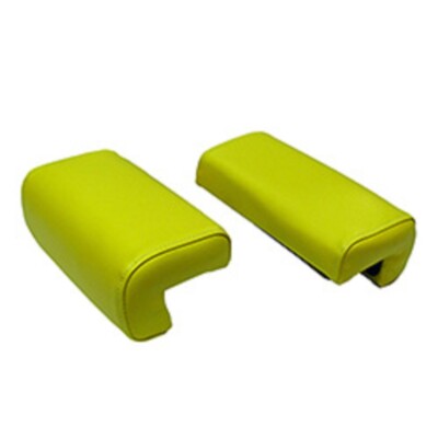 Arm Rests Pair Yellow Vinyl Steel for John Deere 50 520 530 60 620 630 ...