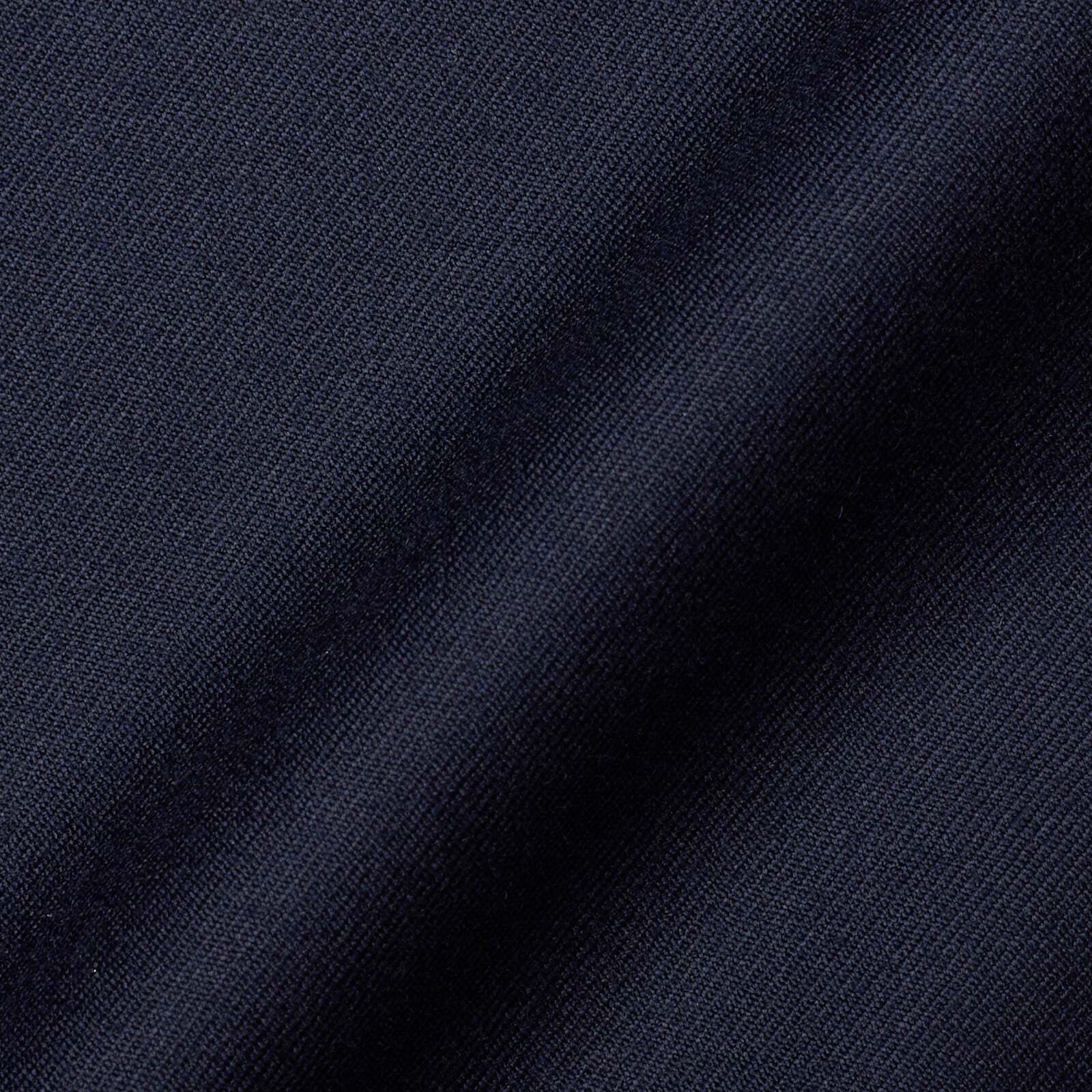 HUNTSMAN Savile Row Bespoke Navy Blue Wool 1 Button Blazer Jacket NEW ...