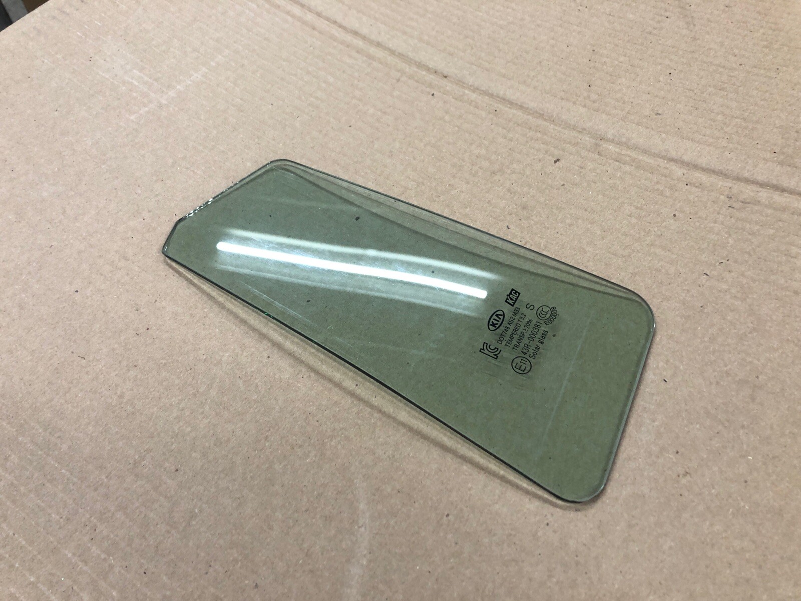 2012-2017 KIA RIO LX SEDAN OEM REAR VENT QUATER SOLAR GLASS DRIVER LEFT ...