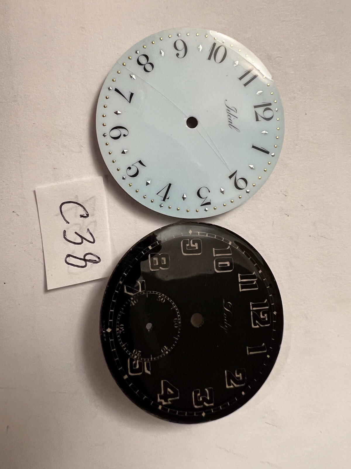 Lot Of 2 Antique Pocket Watch Dials | eBay