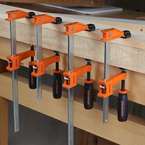 4pack Steel Bar Clamps Set 6inch & 12inch Medium Duty 600 Lbs Load ...