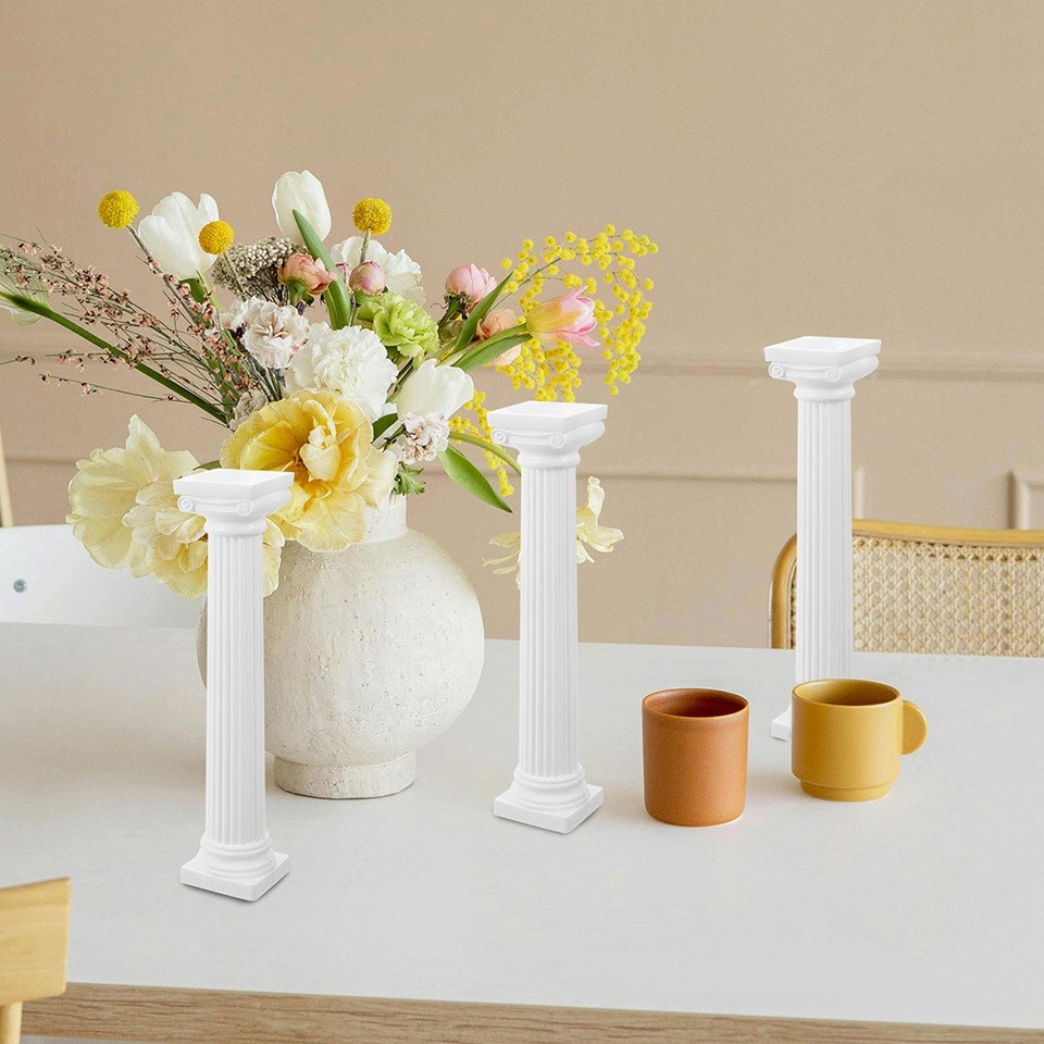 5 Pcs Roman Pillar Statue Decorative Pillars Greek Column Figurine ...