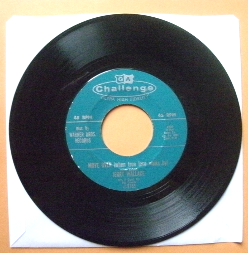 JERRY WALLACE-MOVE OVER/ON A MERRY GO ROUND-CHALLENGE 9185-1963 ...