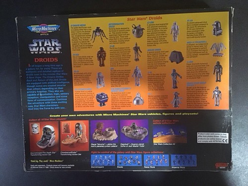 Micro Machines Space Star Wars Droids Figure Collection Set Galoob 1995 ...