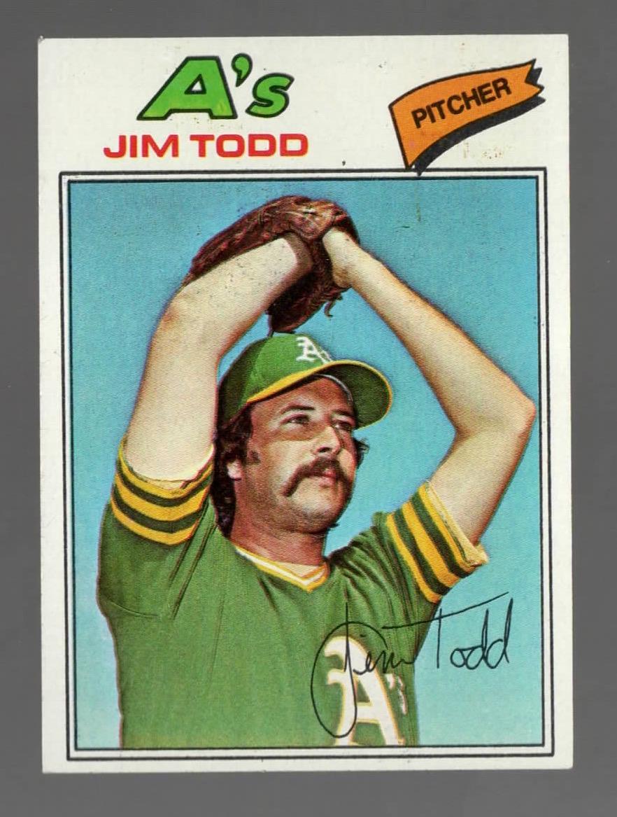 1977 Topps Jim Todd Oakland Athletics #31 Excellent | eBay