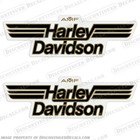 Fits Harley-Davidson AMF FXE Low Rider Decals (Set of 2) - 1981 - Gold ...