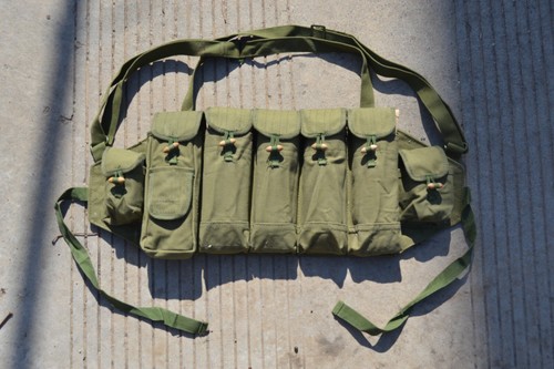 5-mag-pocket Chinese T56 7.62 "五六式" Chest Rig Ammo Pouch Bandolier | eBay
