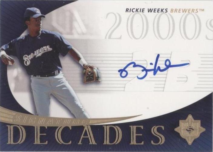 2005 Ultimate Signature Edition - Signature Decades Rickie Weeks #SD-RW ...