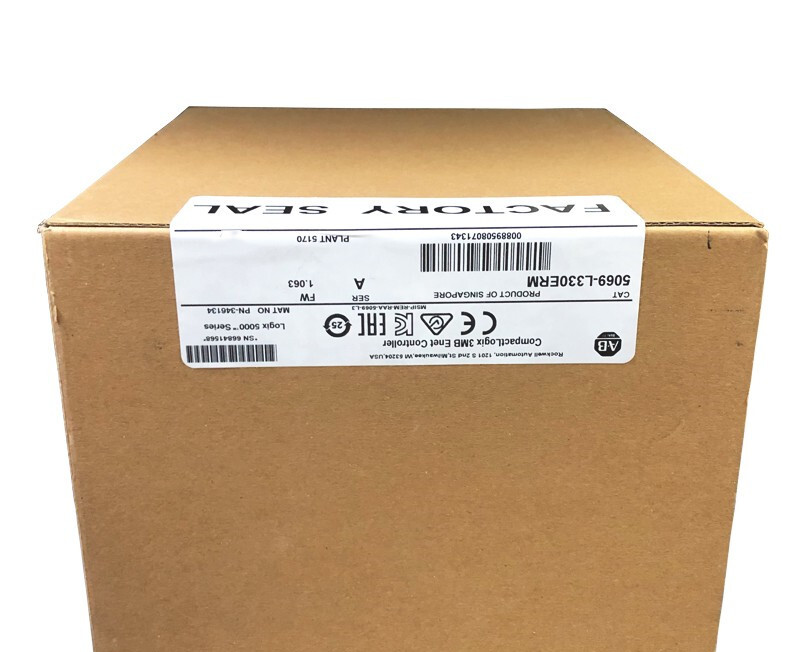 New Sealed 5069-L330ERM SER A CompactLogix 5380 3MB Enet Motion ...