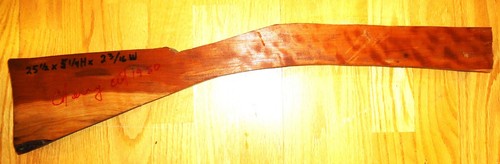 Rifle Half Stock Blank, Muzzleloader, Cherry | eBay