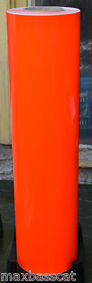 3M Scotchcal Dayglo Fluorescent Red Orange Self Adhesive Vinyl 610mm x ...