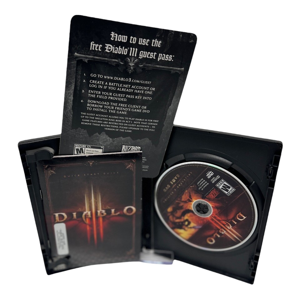 Diablo 1 (1996) PC Game - Disc & Custom DVD Case - Tested - DVD GAME | eBay