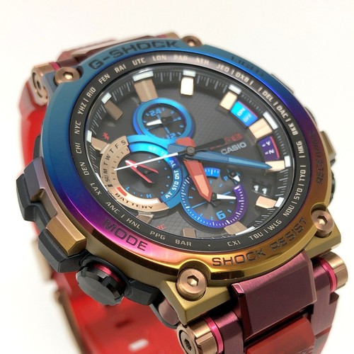 G-SHOCK CASIO MTG-B1000VL-4A Volcano Lightning Triple G Resist Rainbow ...