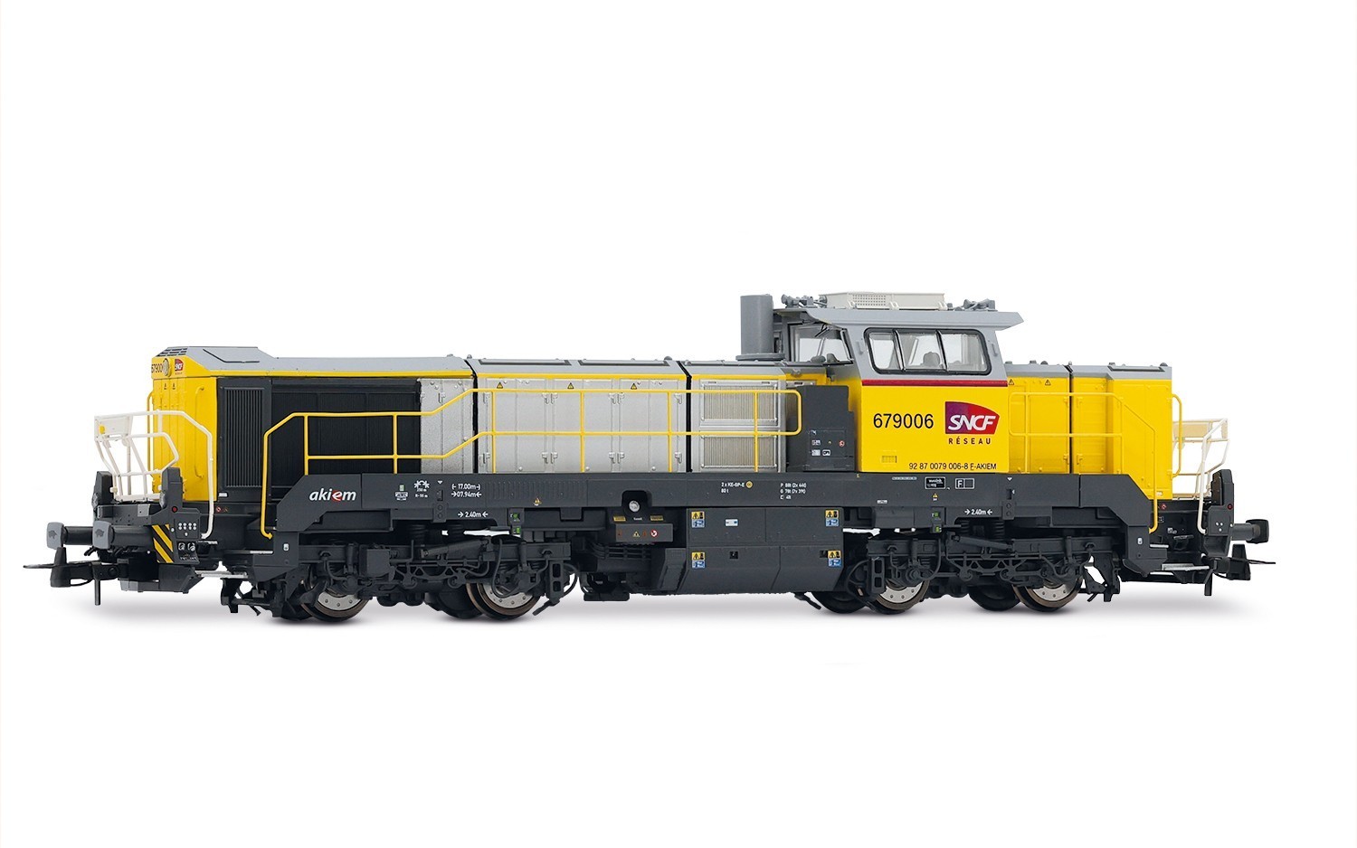 Locomotive diesel DE 18 SNCF Réseau analogique - ép VI - HO 1/87 ...