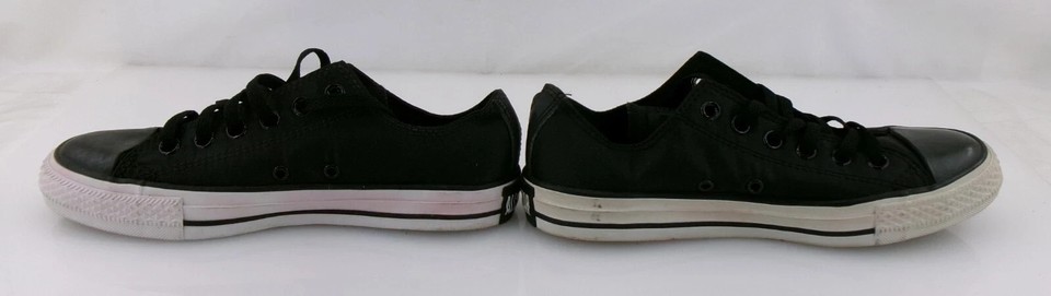 Converse Shoes Chuck Taylor All Star Ox Black/White Sneakers Mismatch ...