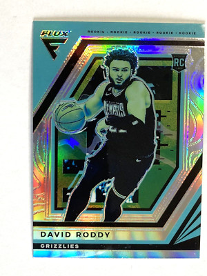 2022-23 Panini Flux David Roddy Silver Prizm Rookie Card #238 Grizzlies ...