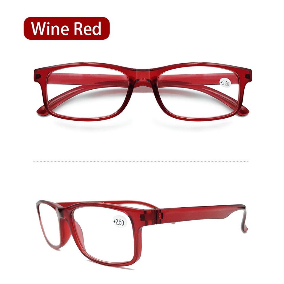 4 Pairs Flexible Lightweight Reader Reading Glasses 1.0 1.5 2.0 2.5 3.0 ...